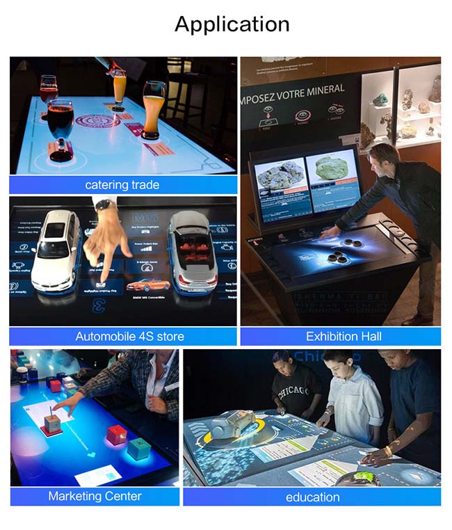 43 55 Multi User Interactive Object Recognition Touch Table