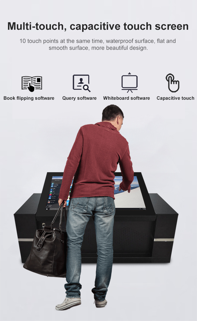 55 inch Lifting Touch Table
