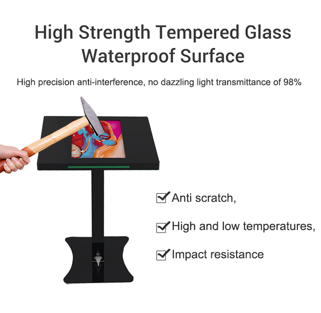 21.5 inch interactive touch screen restaurant table