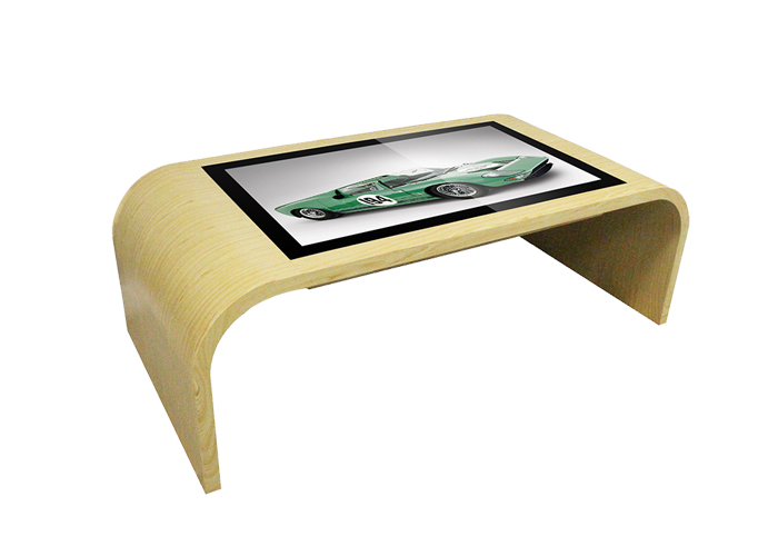 43 inch capacitive touch technology digital touch coffee table