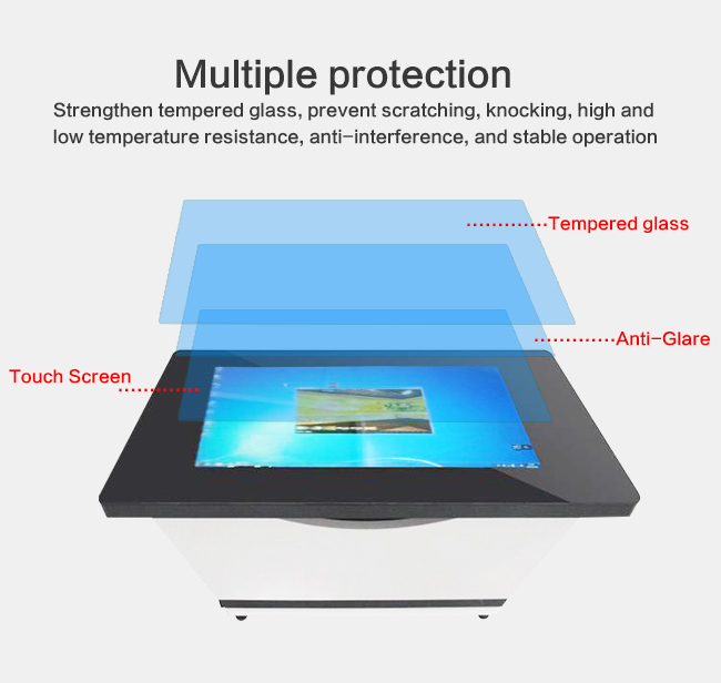 55 inch Touch Screen 3D Anatomy intelligent touch coffee table