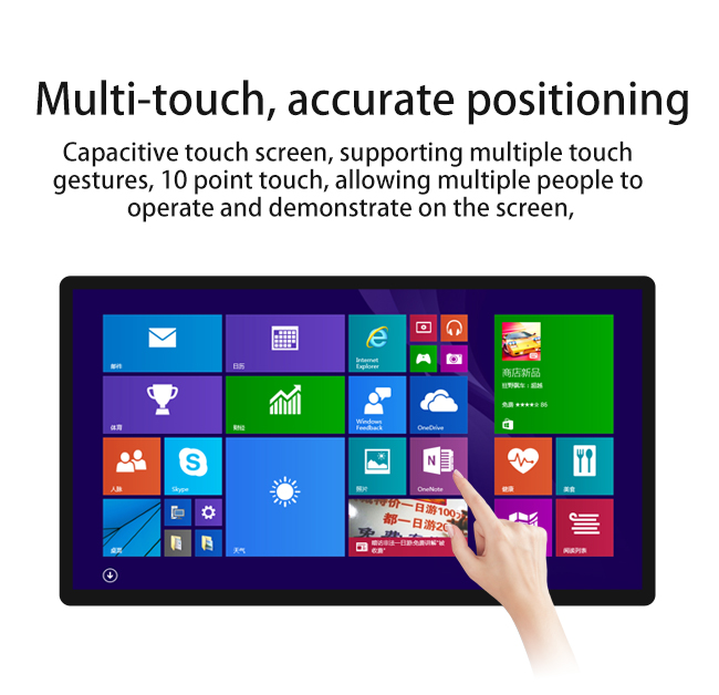 43 inch interactive multi touch query one machine
