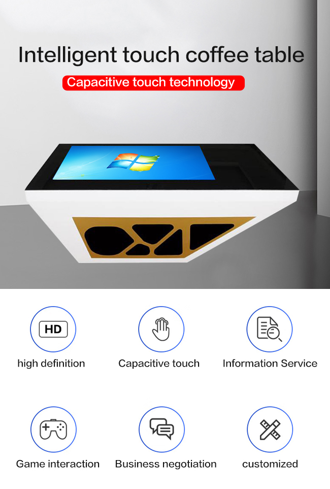 55 Inch Intelligent Touch Coffee Table for Advertising All-in-One Machine