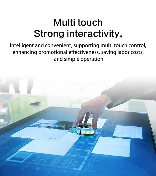 55 Inch Android LCD Touch Screen object recognition table