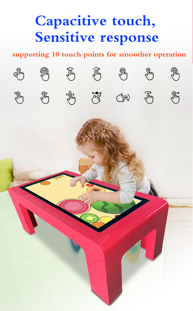 43 inch Wifi android system touch chidren's coffee table for kids