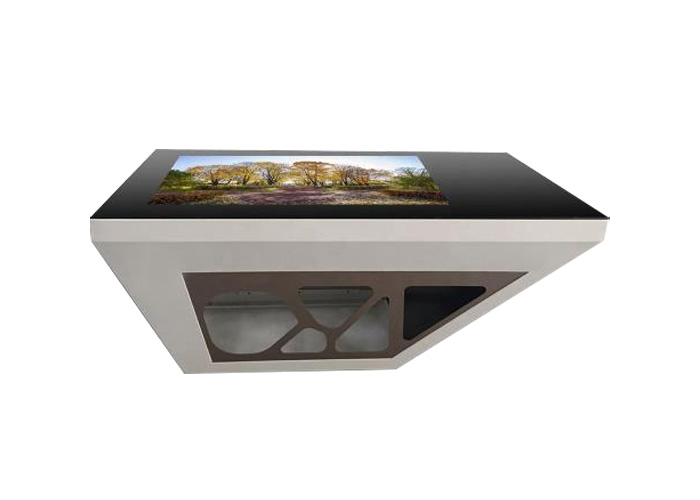43 inch touch interactive kiosk intelligent coffee table