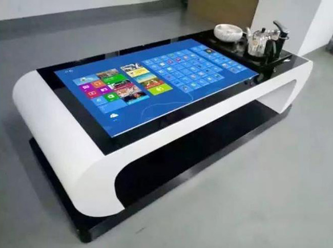 55 inch Waterproof intelligent Touch coffee table for catering industry