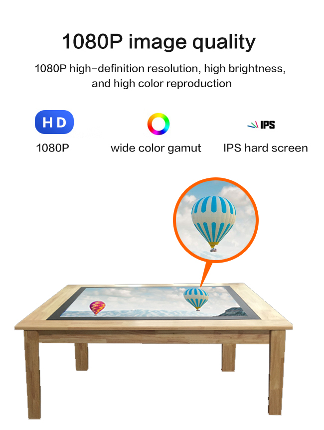 43 inch lcd interactive multi point capacitive touch table