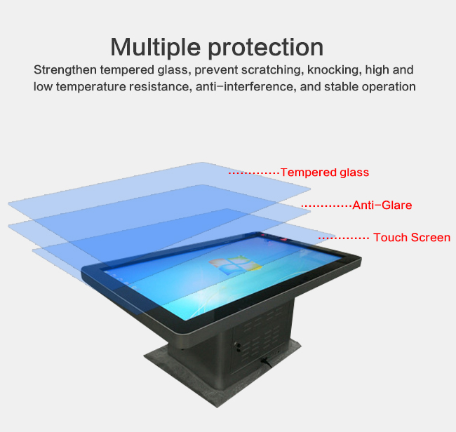 75 inch intelligent Touch coffee table Multi-function Table Computer