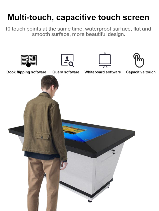 55 inch Touch Screen 3D Anatomy intelligent touch coffee table